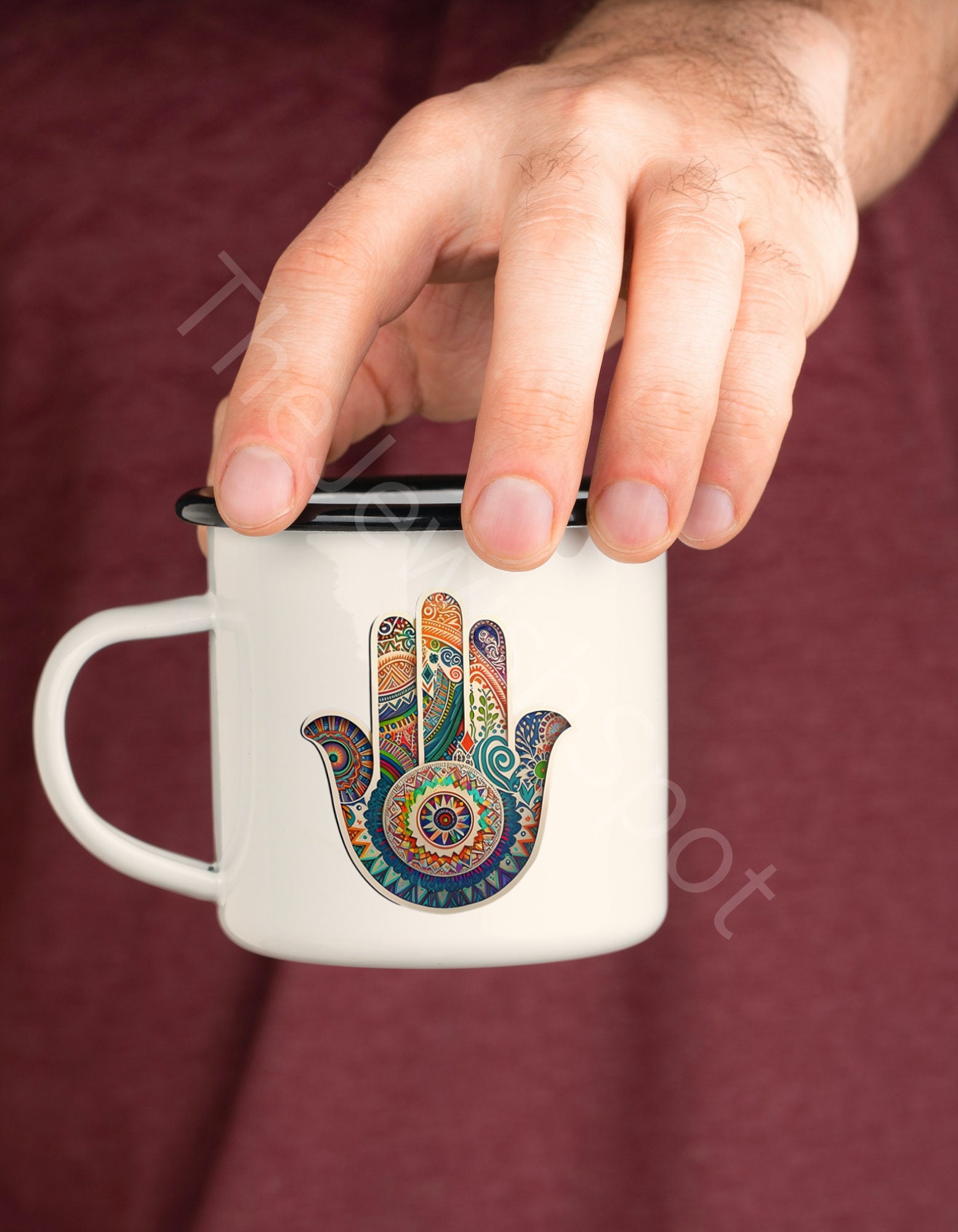 Hamsa Hand of Fatima Decor Printable Art, Wall Decor, Instant Download ...