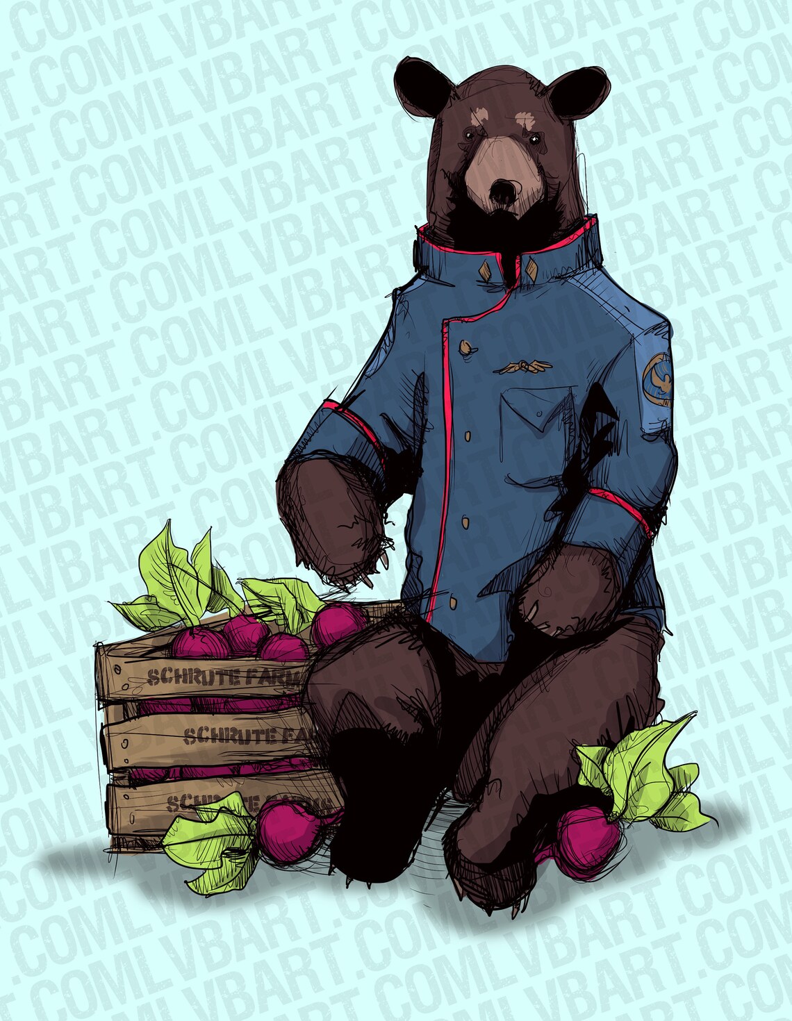 Bears Beets Battlestar Galactica Fine Art Print Poster - Etsy