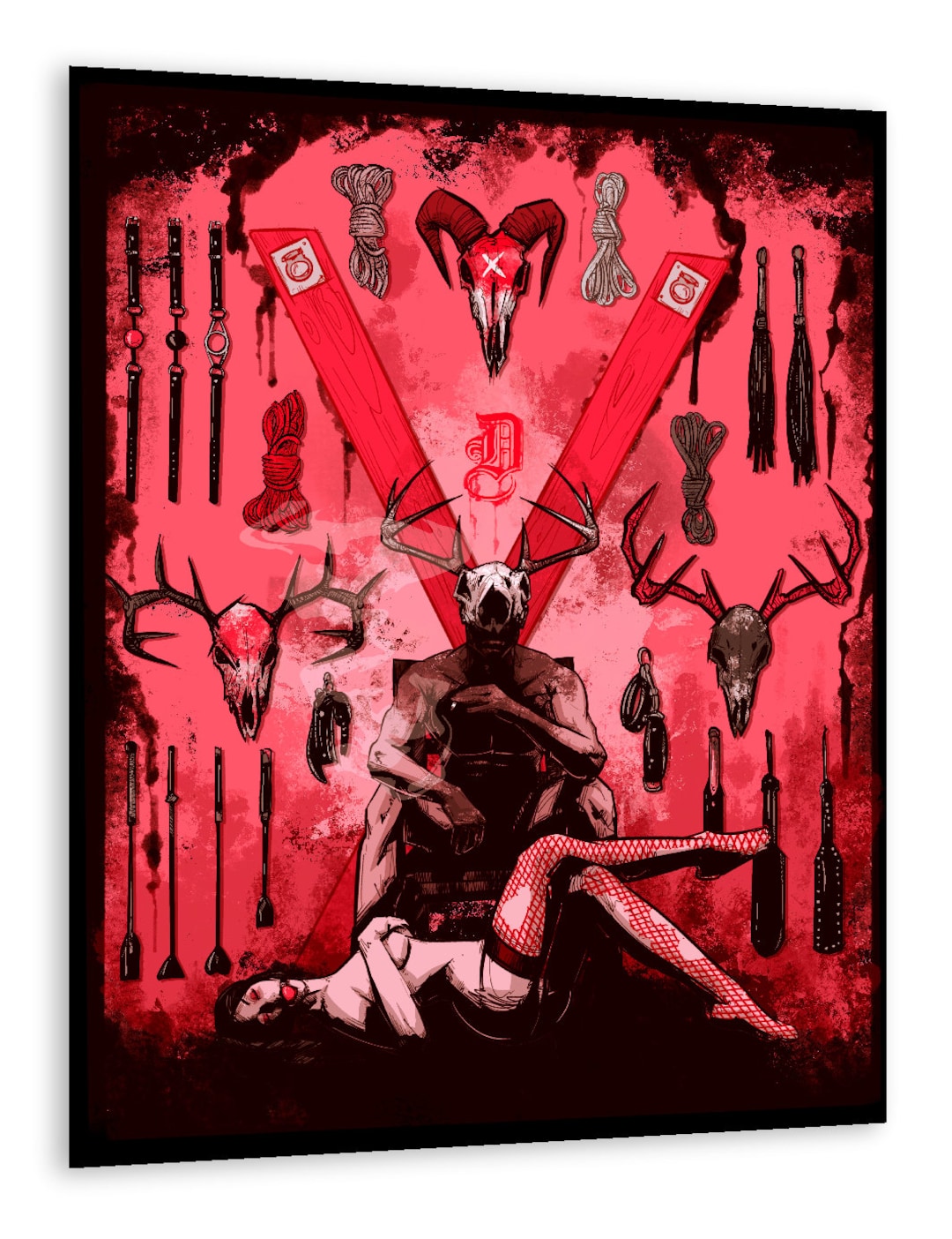 Deer Daddy Series 12: the Room Fine Art Print Home Decor Wall Art Digital - Etsy