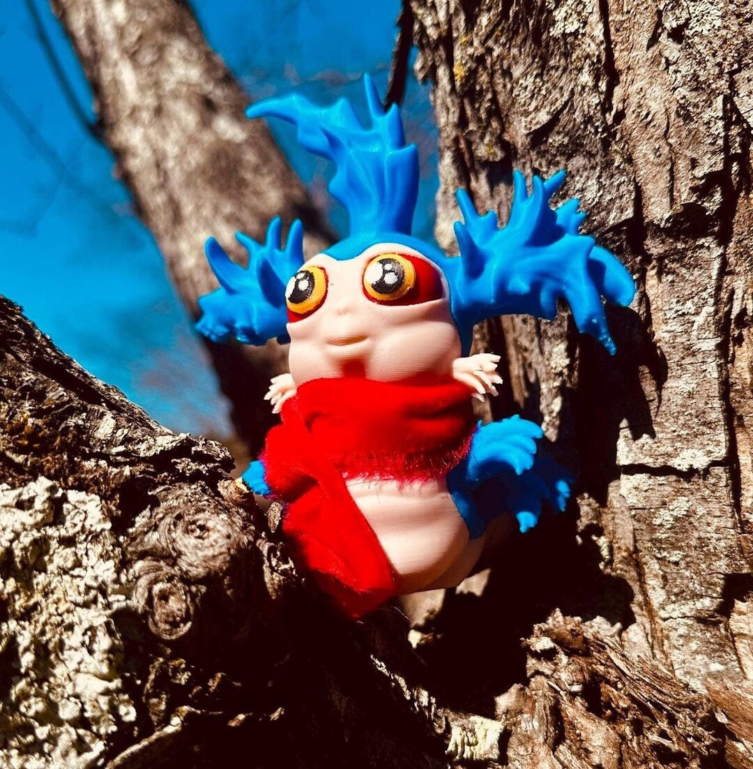 3D Printed Worm Statue - Etsy