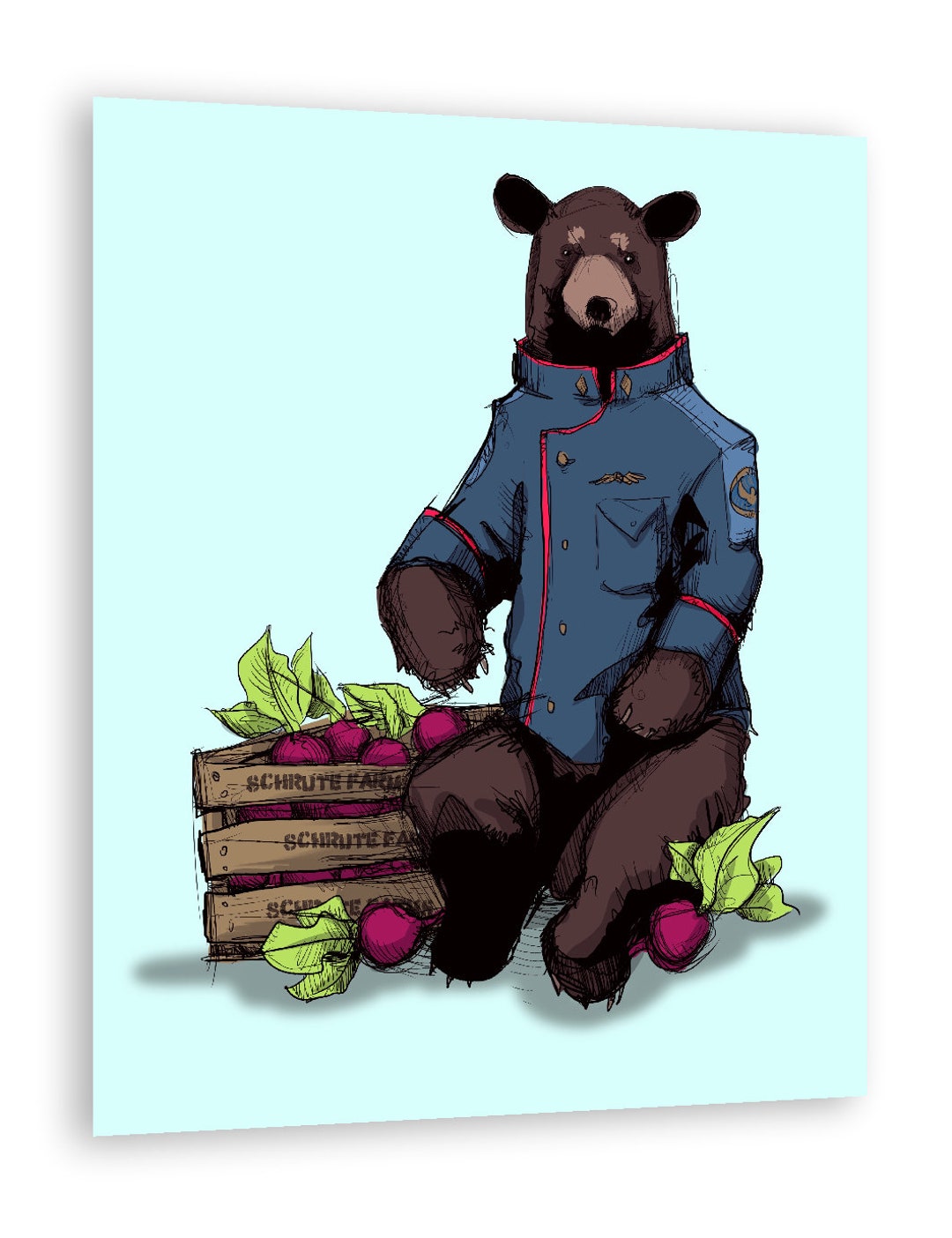 Bears, Beets, Battlestar Galactica Fine Art Print Poster Home Decor ...