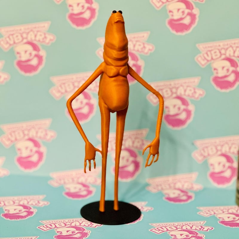 Marcus the Worm 3d Print File - Etsy