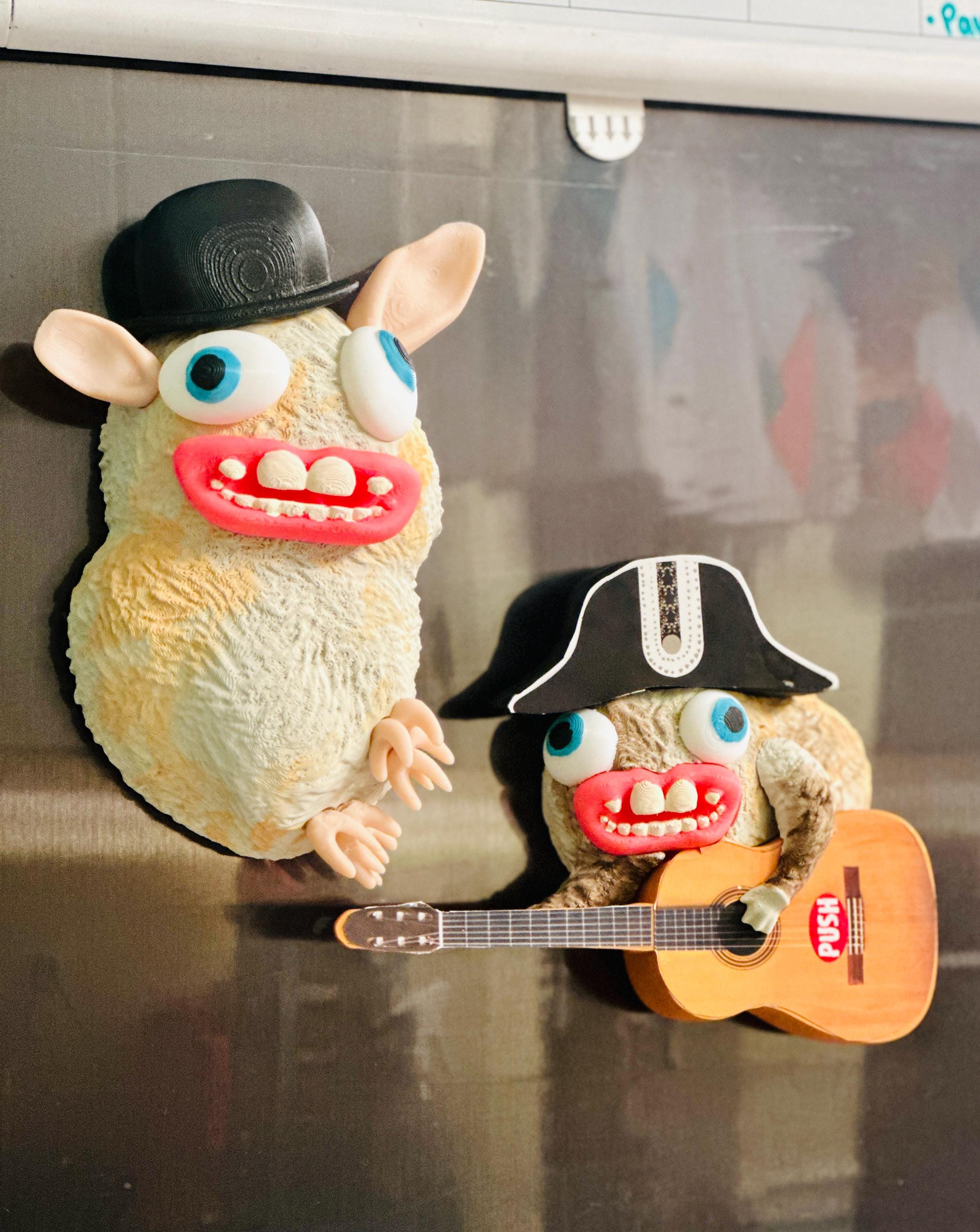 Cursed Sub Mascots Spongmonkeys With Sound 3D Print Fridge Magnet ...