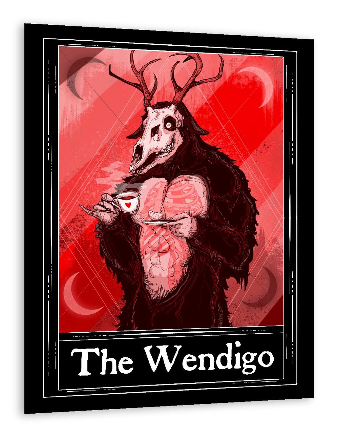 The Wendigo Tarot Fine Art Print Poster Home Decor Wall Art Digital - Etsy