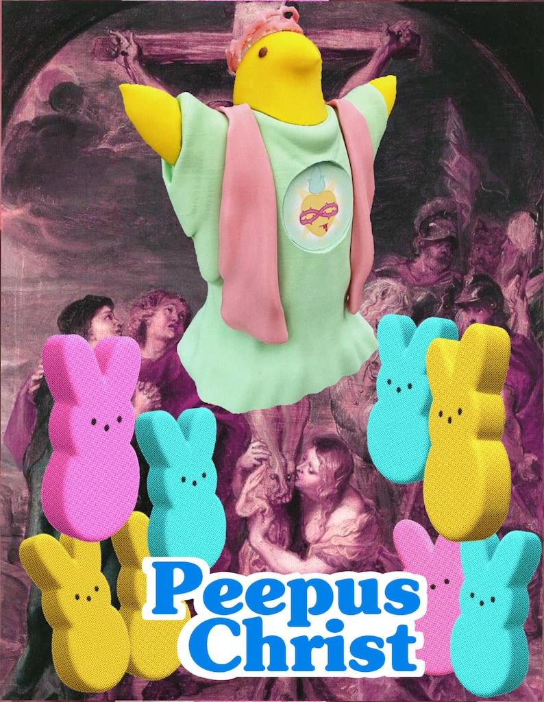Peepus Christ 3D Print Figure Jesus Easter Funny Humor Candy-original ...