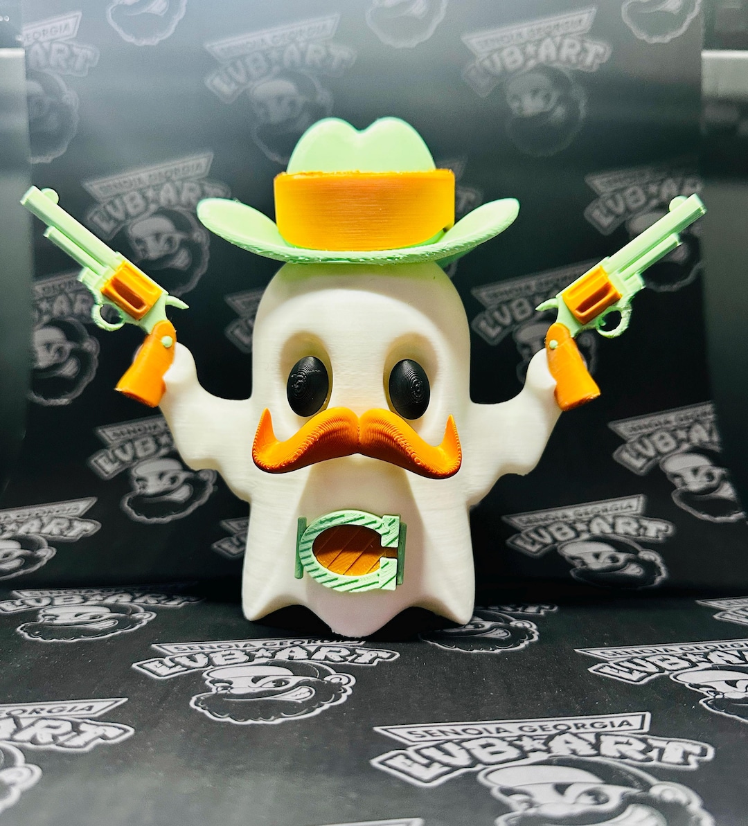 3D Printed Rootin Tootin Ghost Cowboy - Etsy