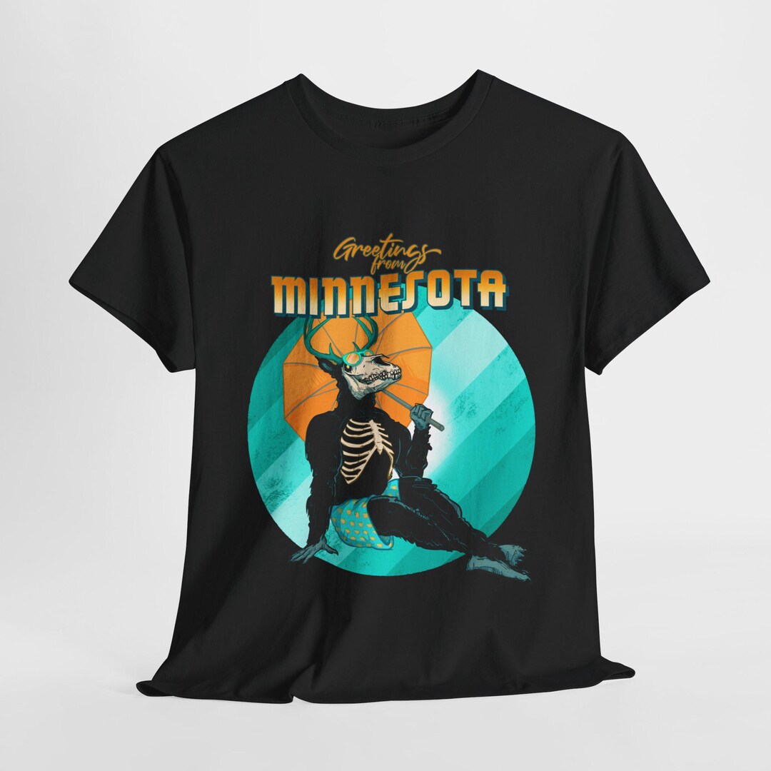 Cryptid Pinup: Minnesota Unisex Heavy Cotton Tee - Etsy