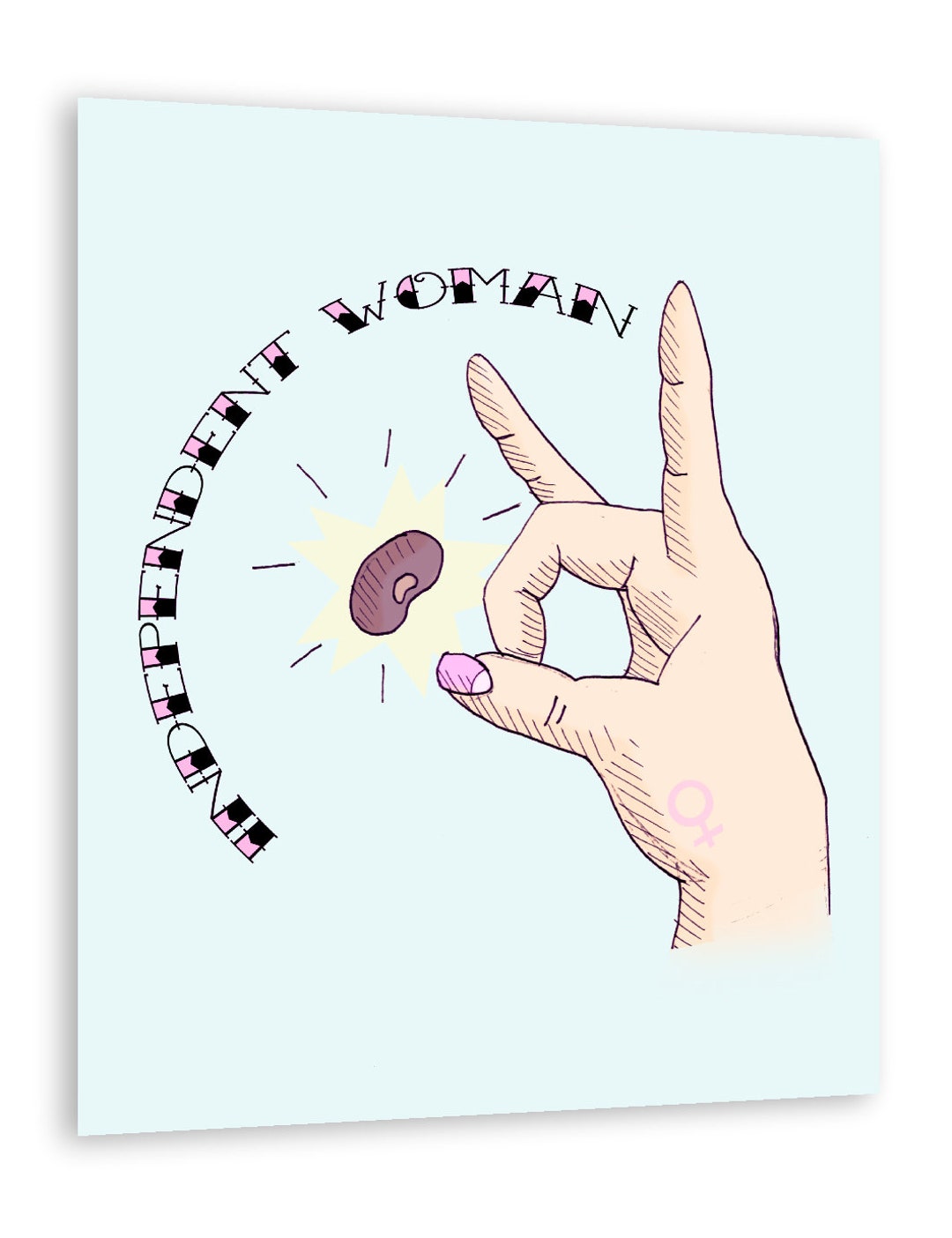 Independent Woman Fine Art Print Poster Home Decor Wall Art Digital - Etsy