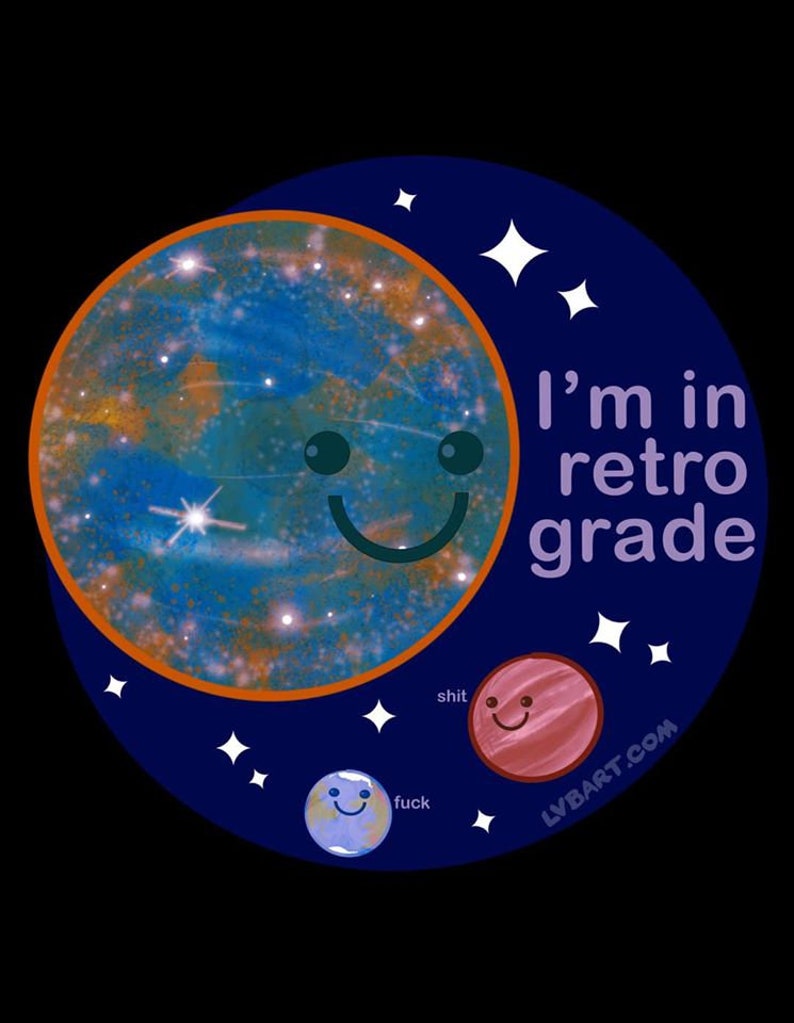 Mercury In Retrograde Fine Art Print Poster Etsy