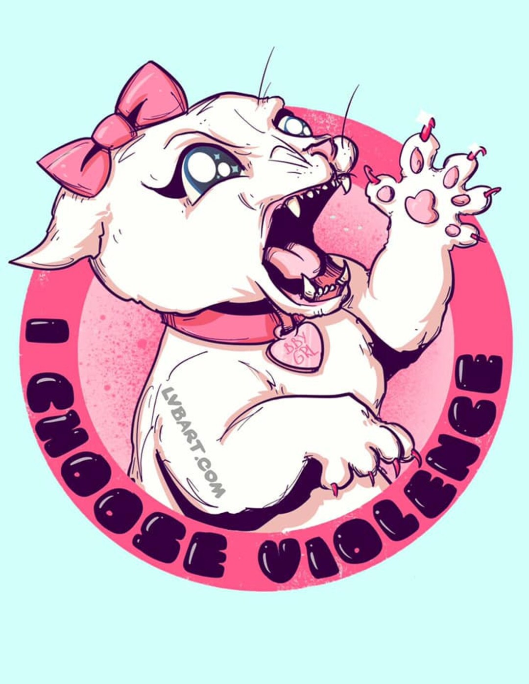 Killer Kitty Fine Art Print Poster - Etsy