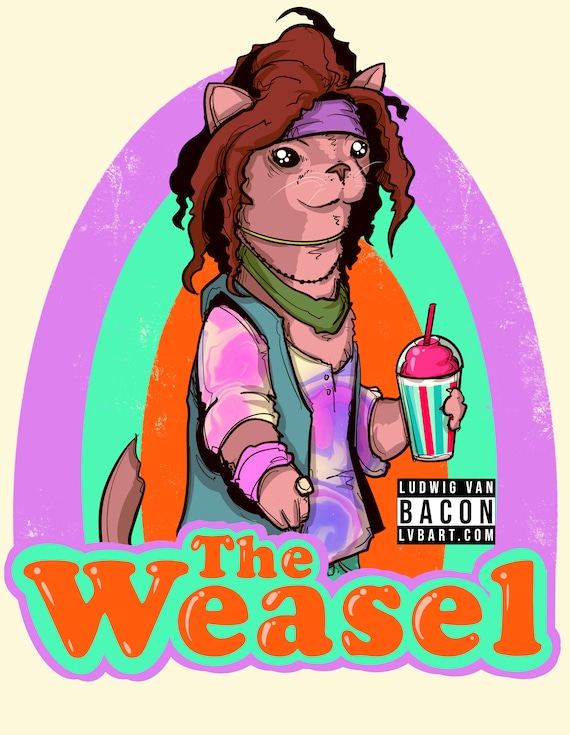 The Weasel Art Print Poster - Etsy