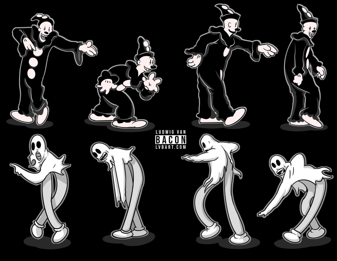 Spooky Two Step Fine Art Print Poster Home Decor Wall Art Digital - Etsy