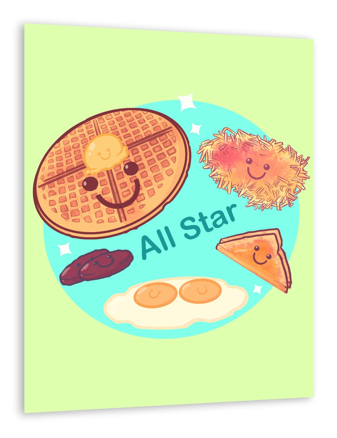 All Star Breakfast Fine Art Print Poster Home Decor Wall Art Digital - Etsy