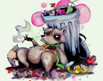 Trash Panda Art - Etsy