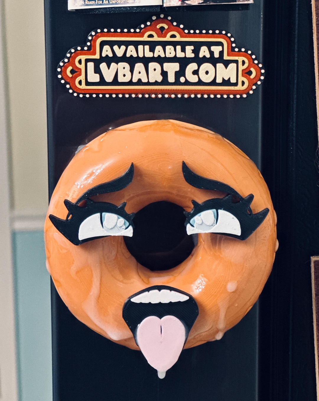 Glazed Donut Fridge Magnet Resin 3D Print-original LVB Model- - Etsy
