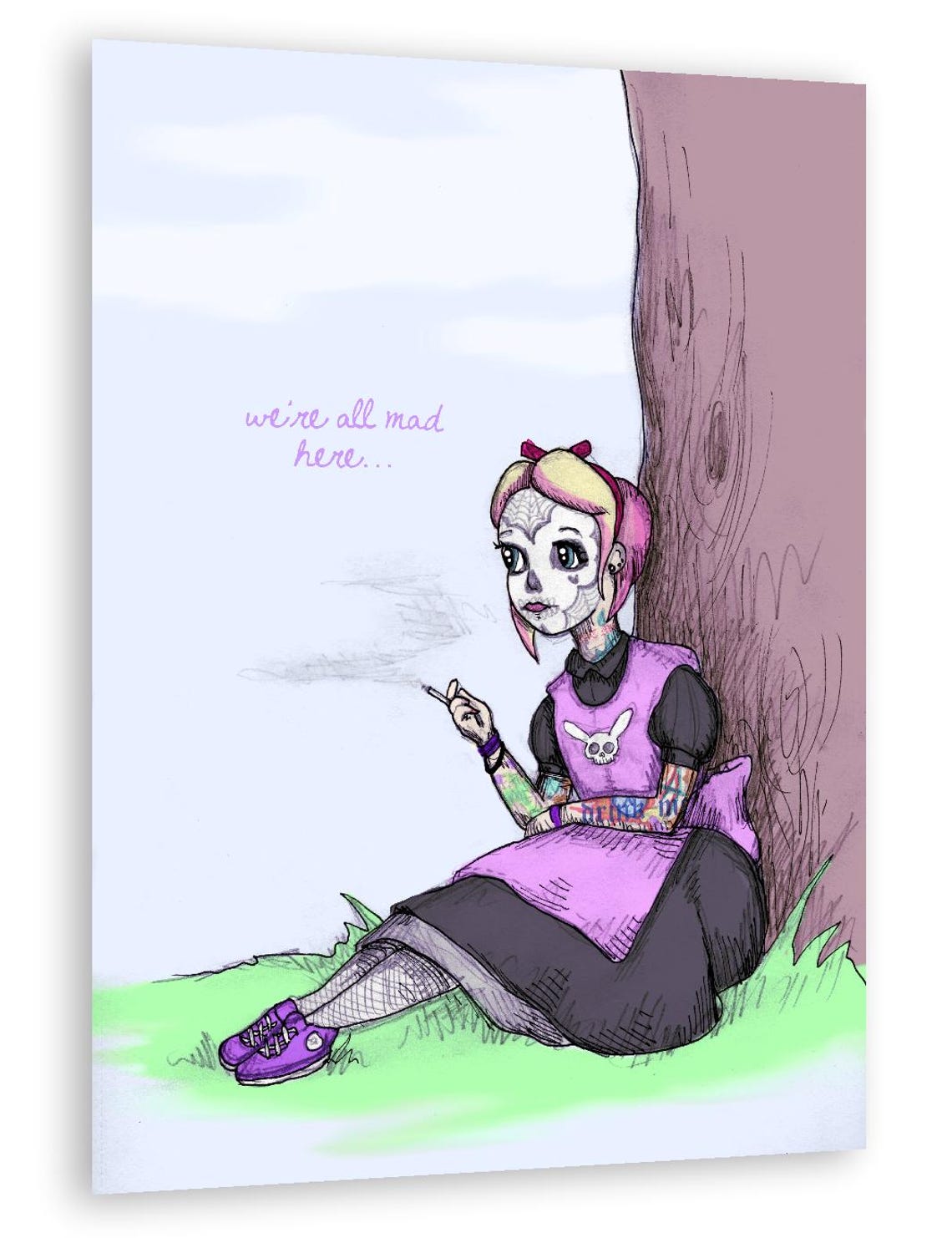 Alternative Alice Fine Art Print Poster - Etsy