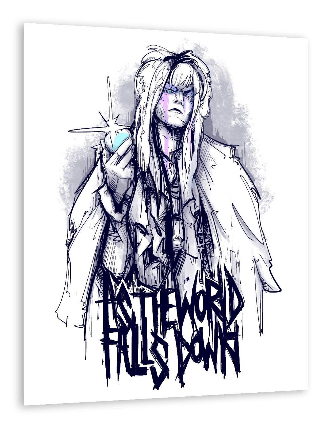 As the World Falls Down II Fine Art Print Poster - Etsy