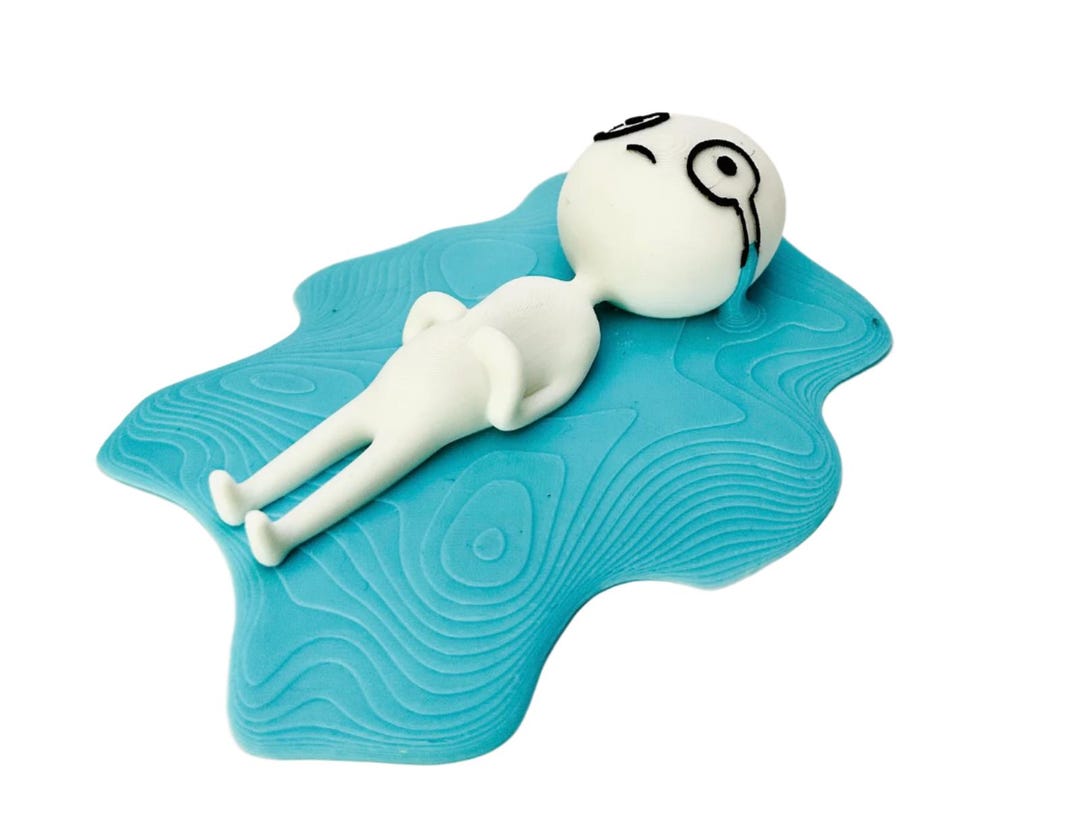 Crying Meme 3D Printed Figure Cry Period-original LVB Model- - Etsy