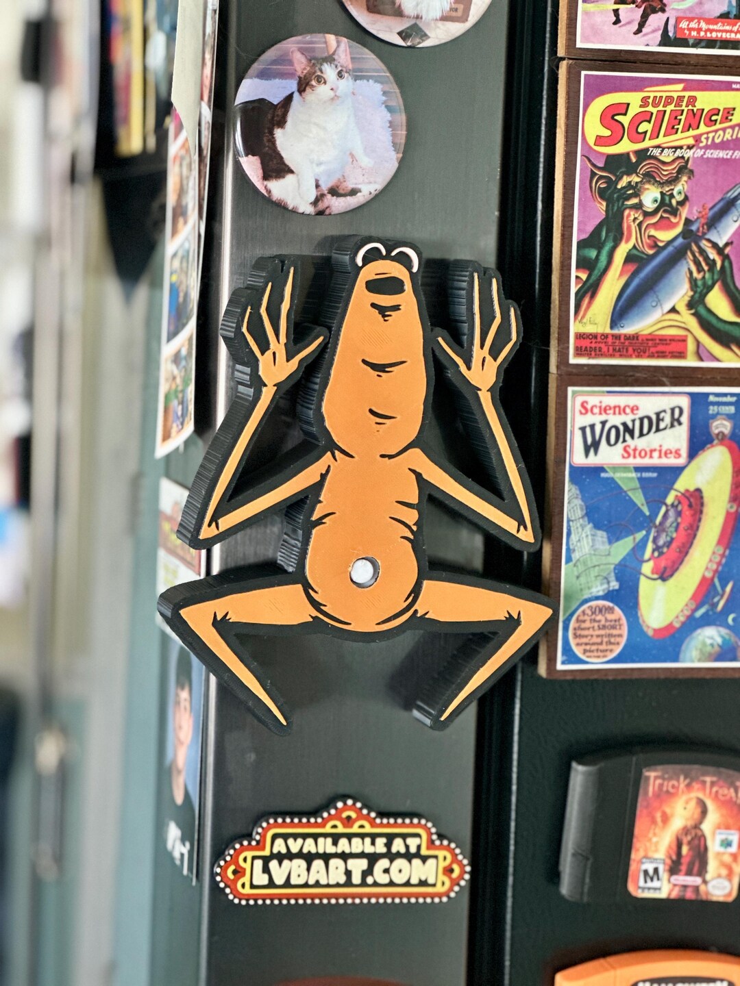 Marcus Worm Talking 3D Print Fridge Magnet Funny Vrchat -original LVB ...