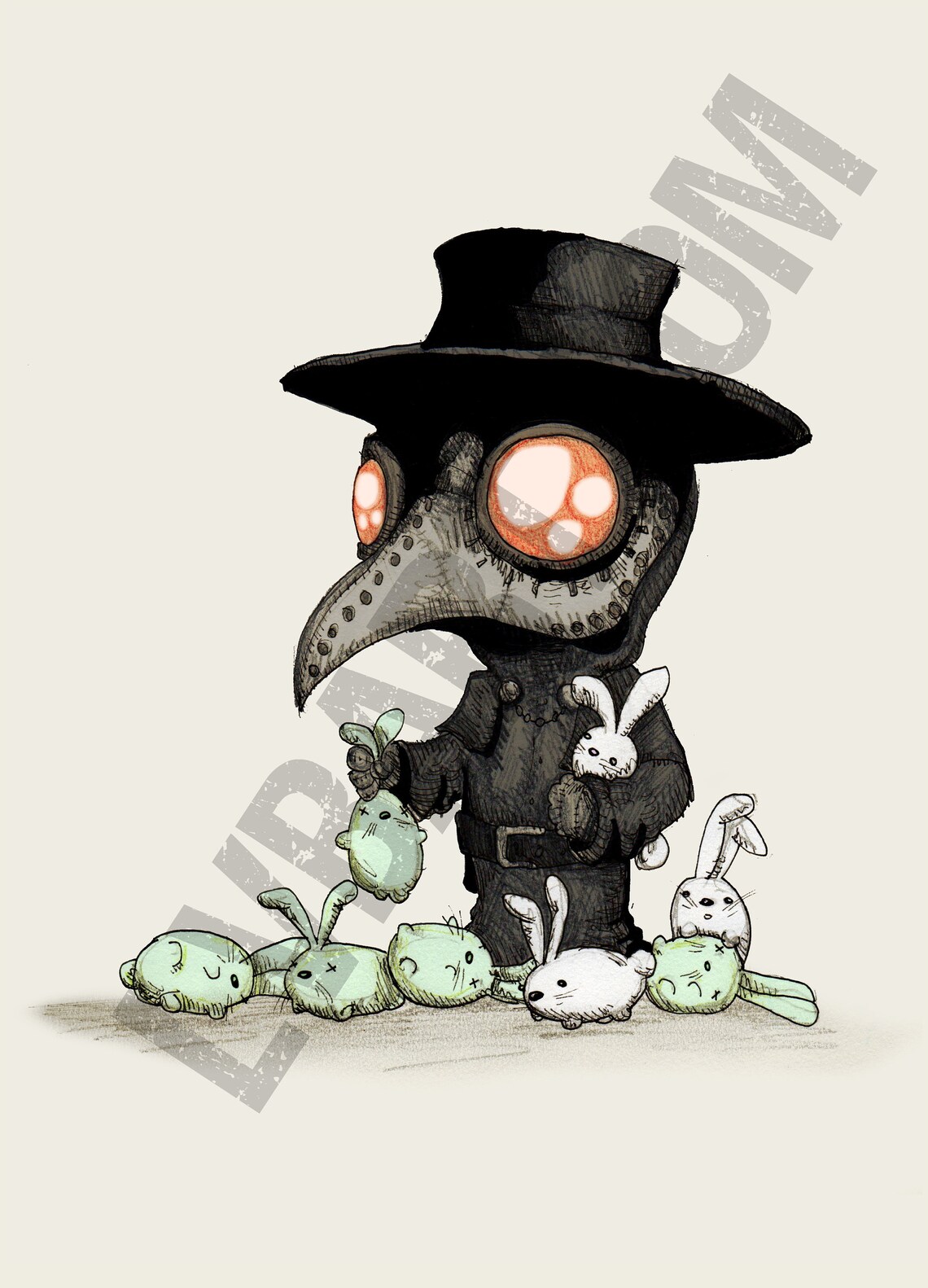 The Plague Doctor Experiments Fine Art Print Poster - Etsy