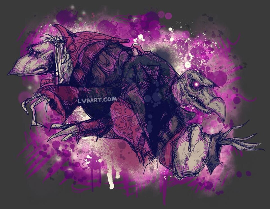 Purple Shard Fine Art Print Poster - Etsy