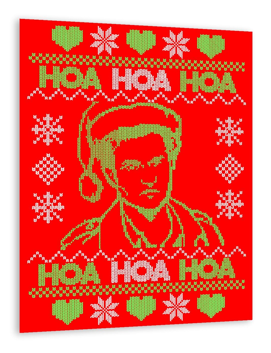 HOA HOA HOA Vampire Christmas Fine Art Print Home Decor Wall Art ...