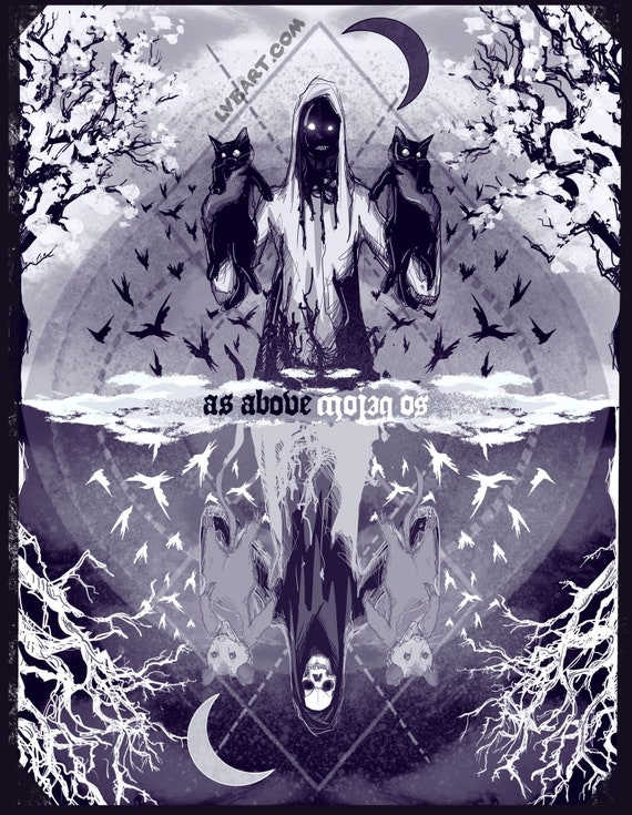 As Above so Below Fine Art Print Poster | Etsy