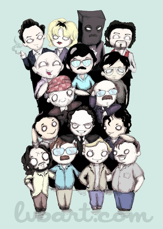 Serial Killers EXTENDED Fine Art Print Poster - Etsy