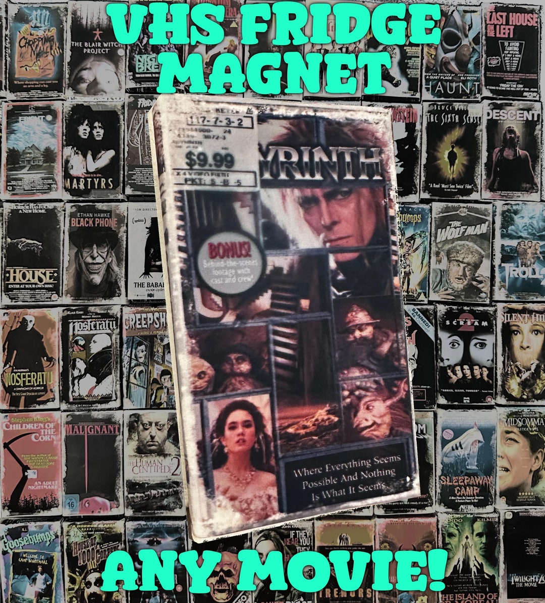 VHS Tape Movie Fridge Magnet Retro Vintage - Etsy