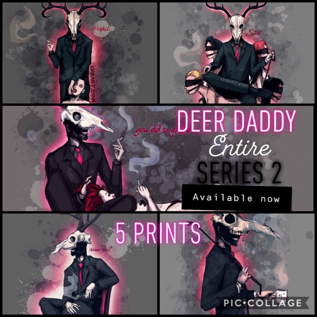 Deer Daddy Entire 5 Print Series 2 Poster - Etsy