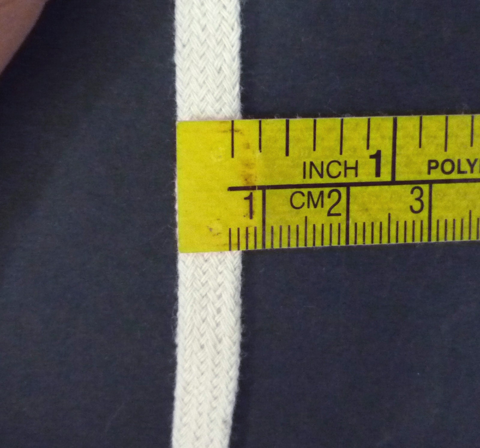 1/4 Inch / 7mm Width 5 Yds 100 Yds Natural Beige Cotton - Etsy