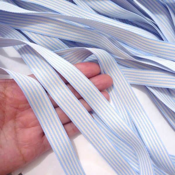 Blue White Ribbon - Etsy