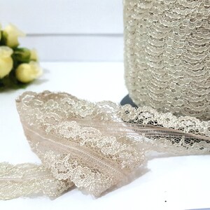 1 Inch / 2.5cm Wide -5 Yds - 50 Yds NO STRETCH Taupe / Light Brown ...