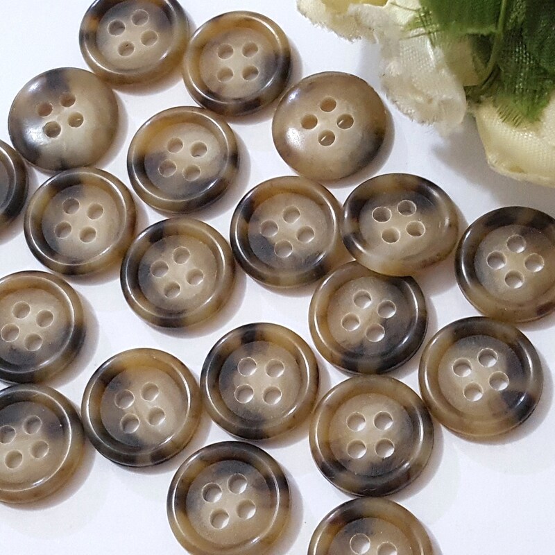 Taupe Buttons - Etsy