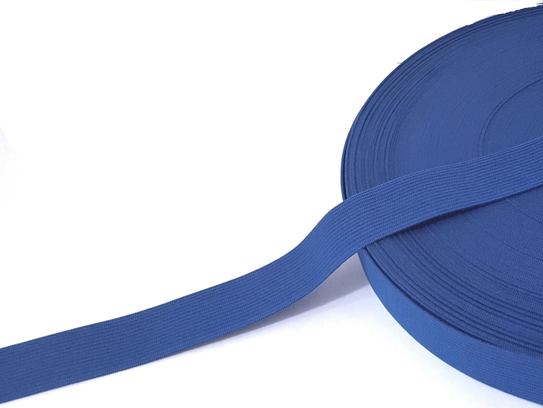 1 Inch / 25mm Width - 3 Yds - 10 Yds Navy Blue Elastic Band Waistband ...