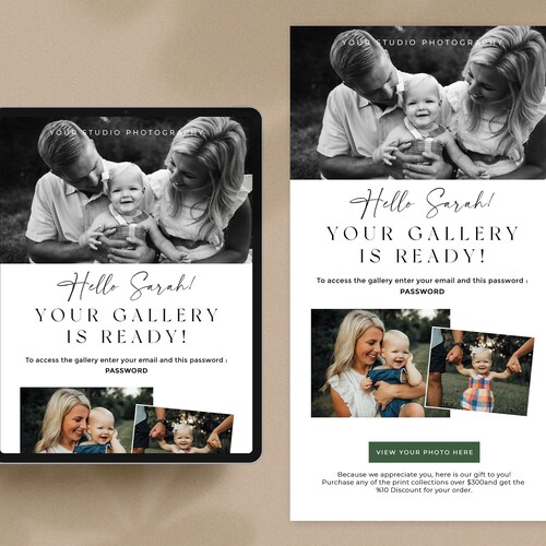 Session Reminder Photography Email Canva & Photoshop Template - Etsy