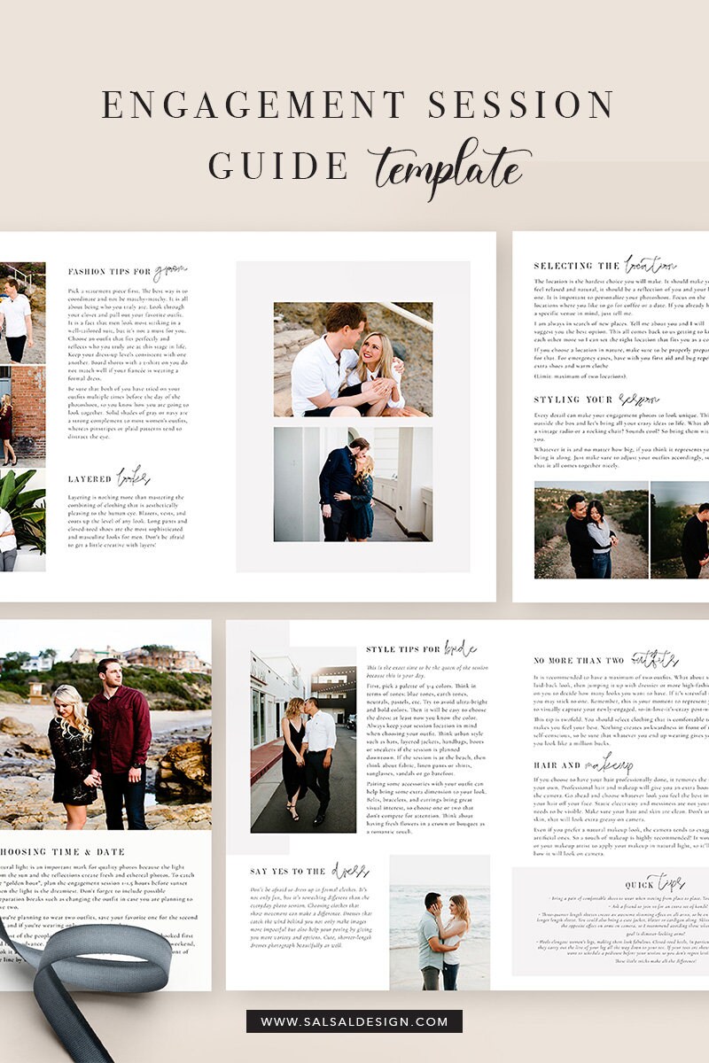 Engagement Marketing Magazine Magazine Template Engagement | Etsy