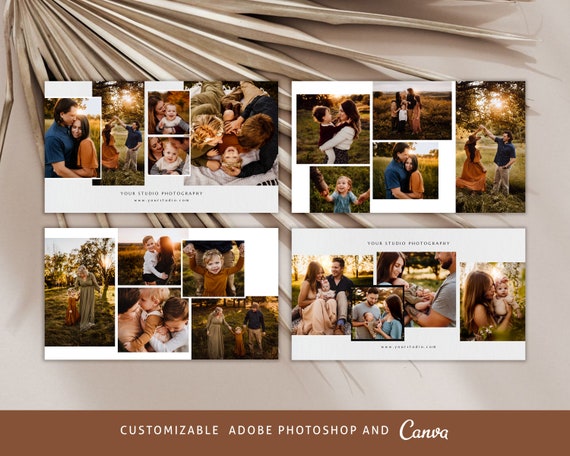 Facebook Timeline Collage Cover Photoshop and Canva Template - Etsy