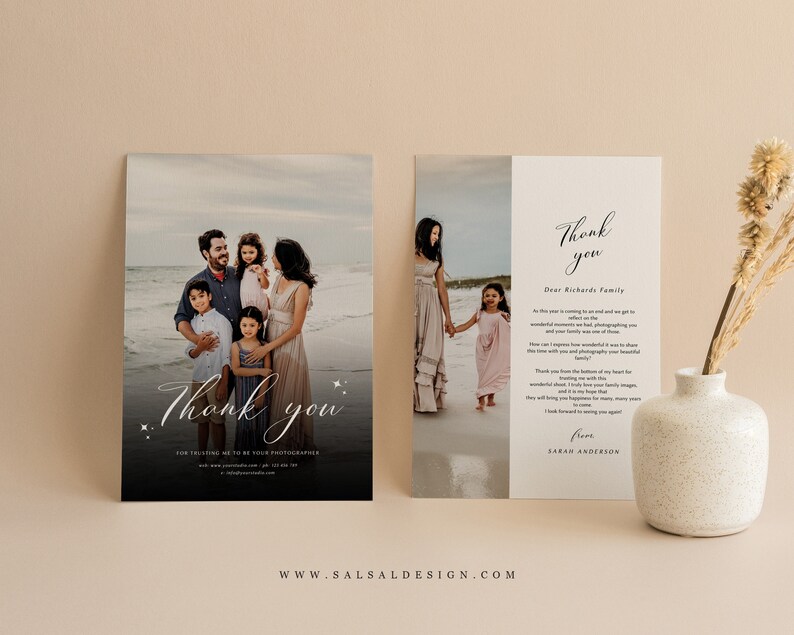 Client Thank You Note Card Thank You Session Thank You Card - Etsy