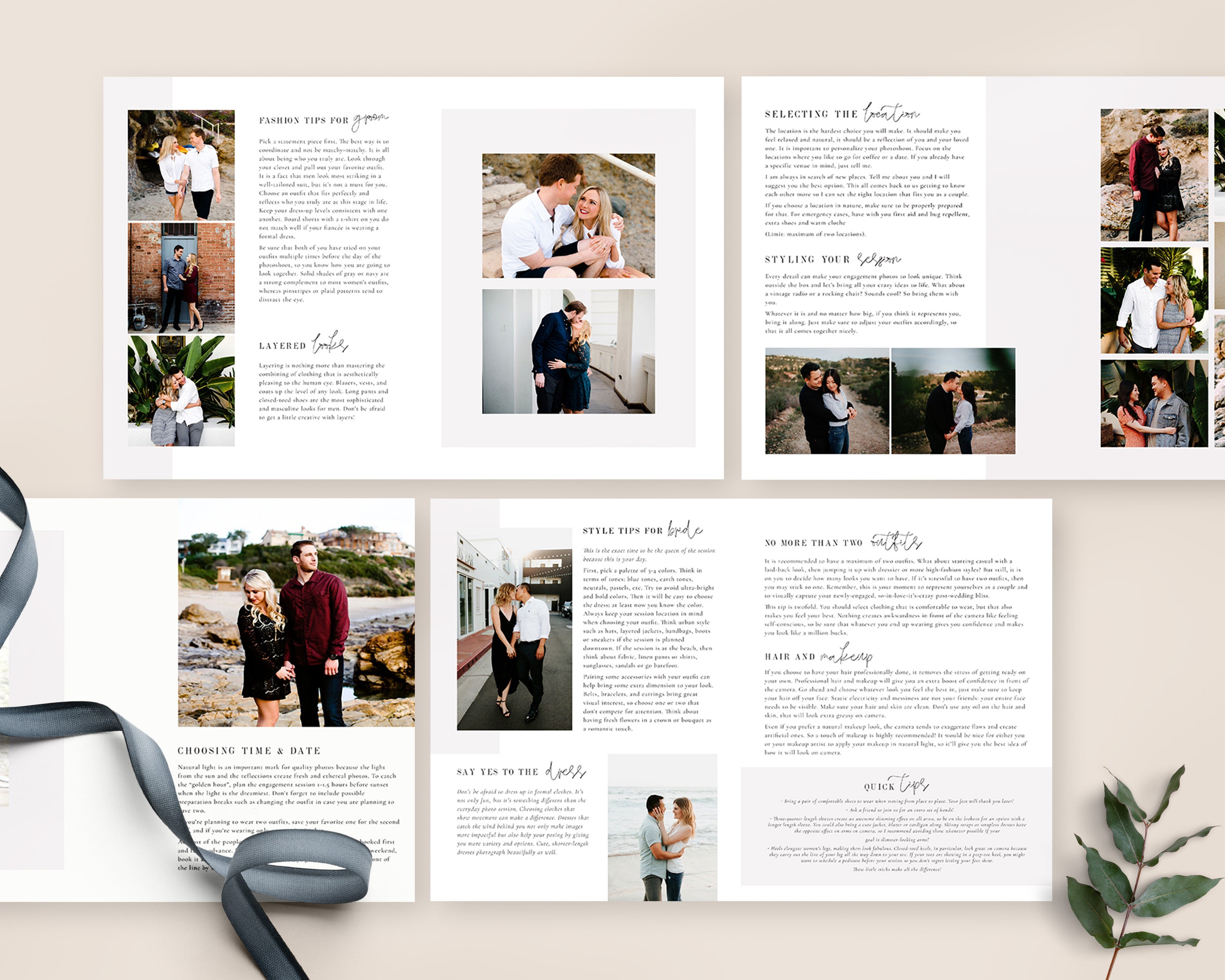 Engagement Marketing Magazine Magazine Template Engagement | Etsy