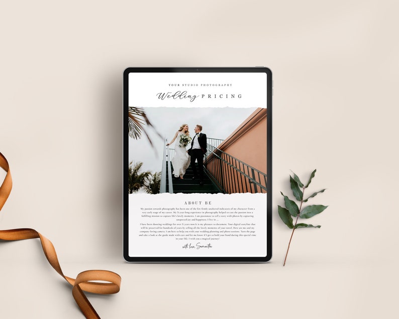 Wedding Photography Email Template Email Newsletter Template | Etsy