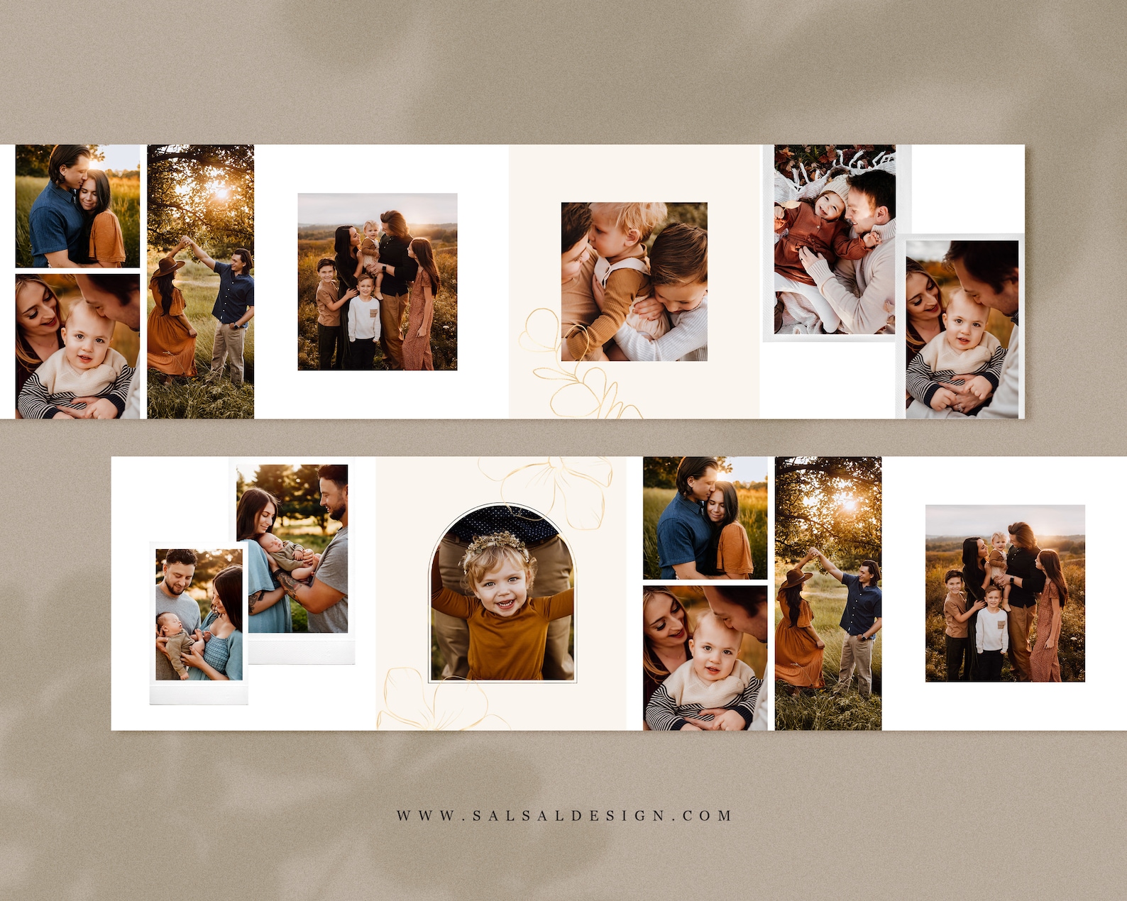 Mini Accordion Book Template 3x3 Mini Accordion Album - Etsy