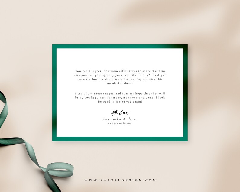 Client Thank You Note Card Thank You Session Thank You Card - Etsy Canada