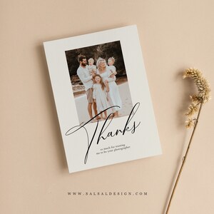 Client Thank You Note Card, Thank You, Session Thank You Card ...
