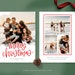 Christmas Card Photoshop Template Holiday Card Template - Etsy