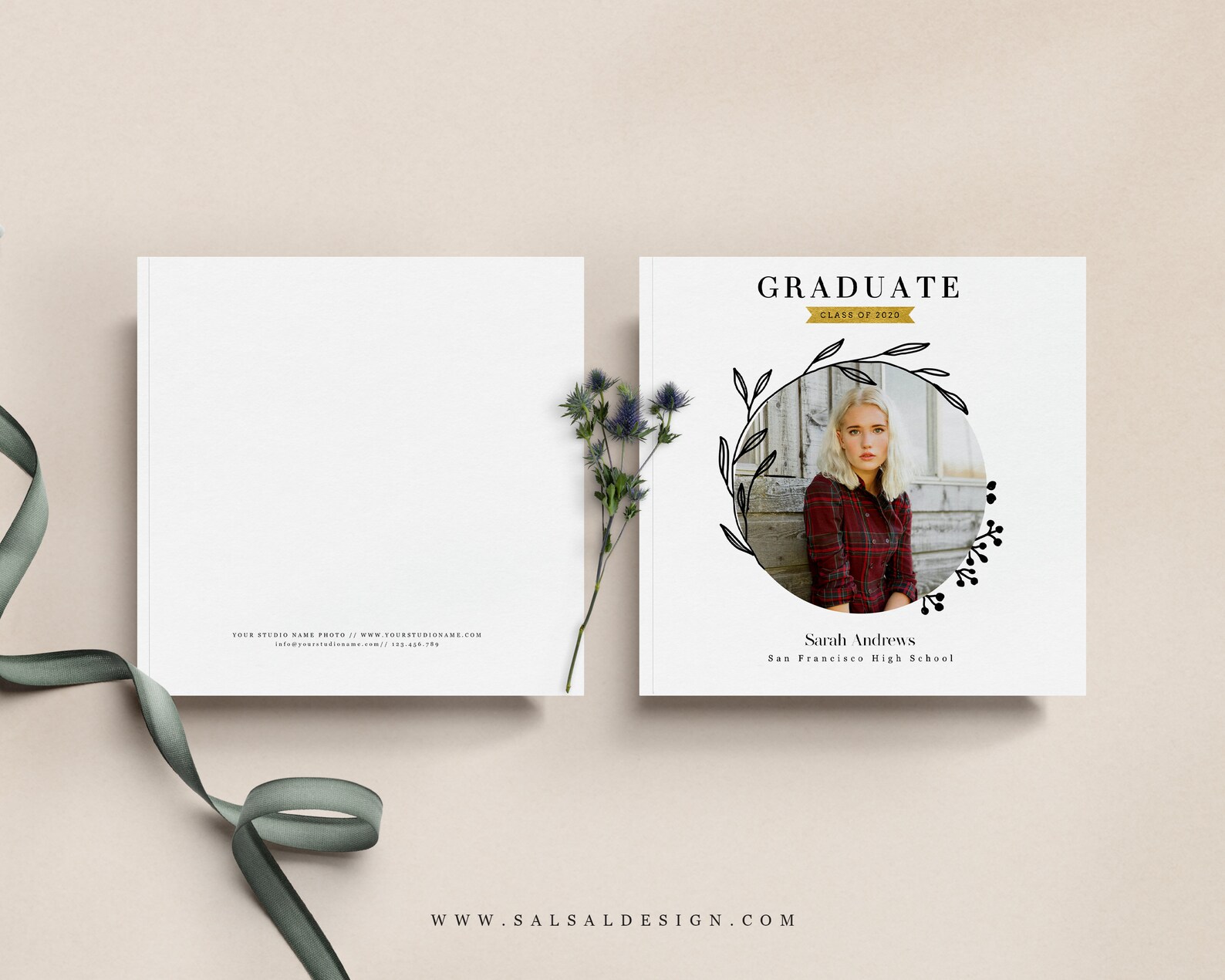 Graduate Album Template Album Template Wedding Album | Etsy