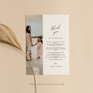 Client Thank You Note Card Thank You Session Thank You Card - Etsy