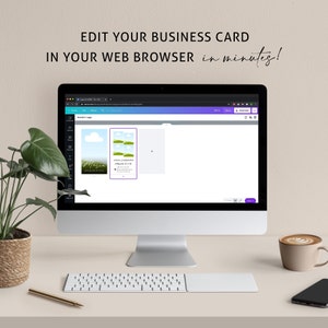 Photography Business Card Photoshop and Canva Template, Business Card ...