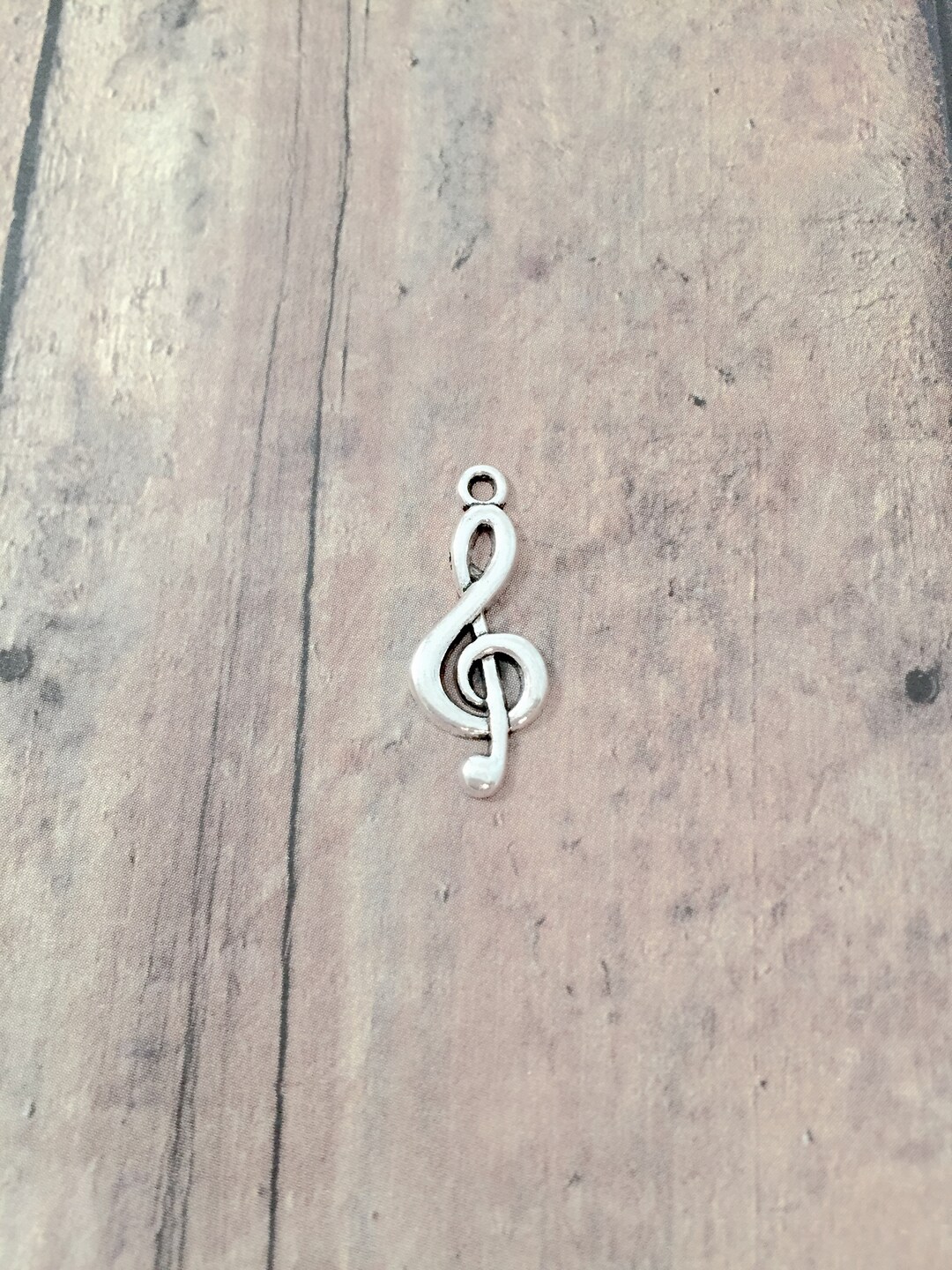 10 Treble Clef Charms 1 Sided Zinc Alloy D4 - Etsy