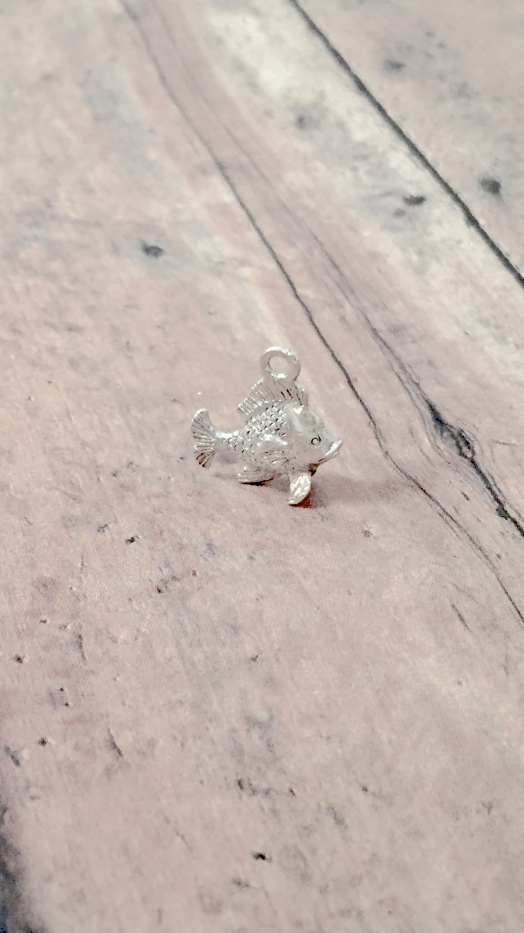 4 Small Fish Charms 3D Silver Plated Pewter X14 - Etsy